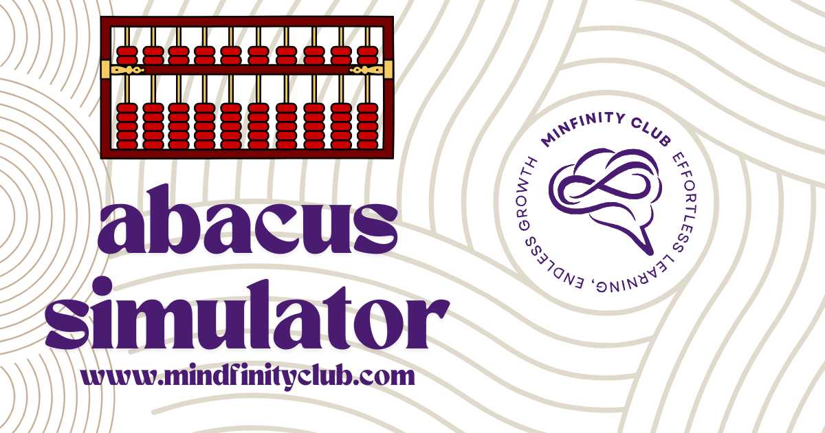 Mindfinity Virtual Soroban Abacus: Boost Math Skills for Kids